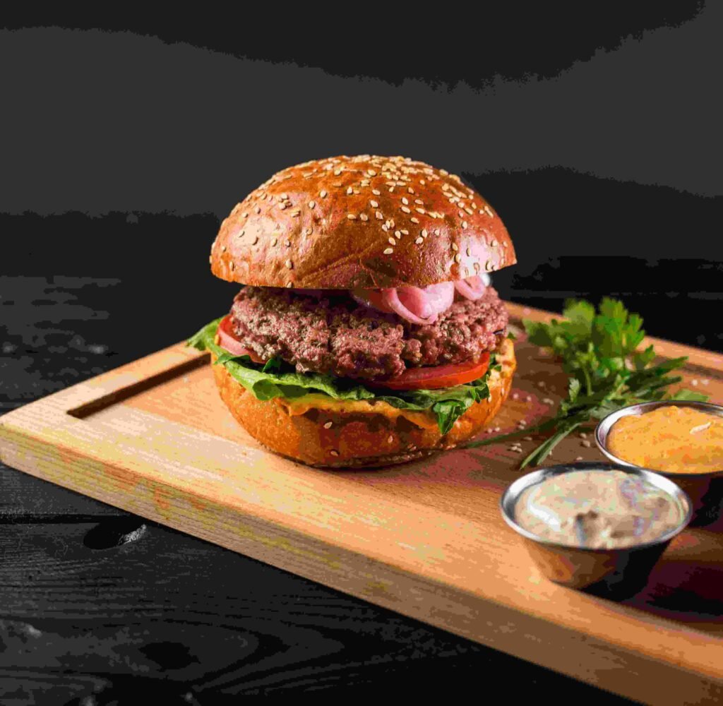 Cheese Non-Veg Makhani Burger - P FOR PIZZA™